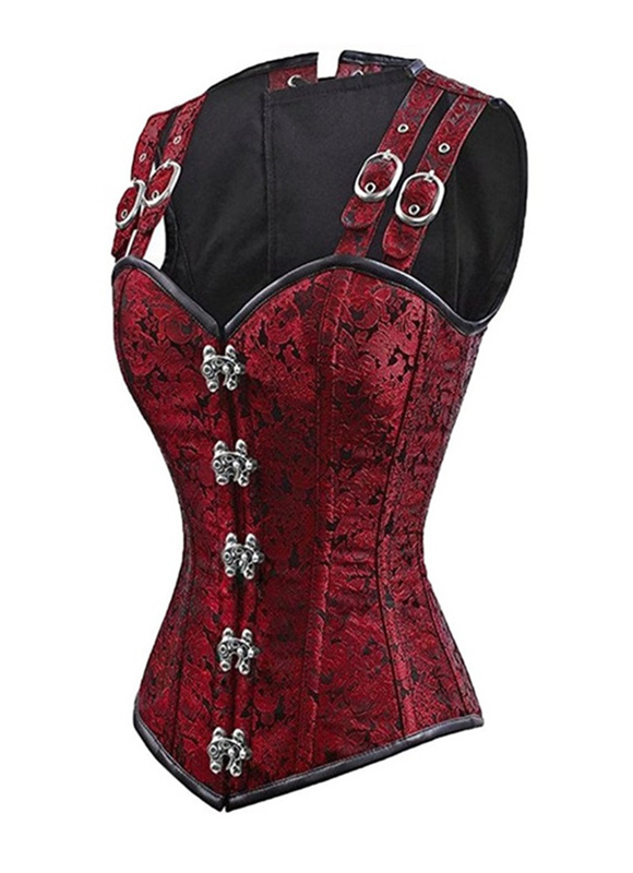 Gothic Steampunk Renaissance Overbust Corset Vest