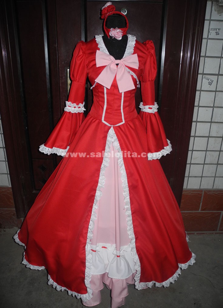 Cosplay Costume Black Butler Kuroshitsuji Elizabeth Cosplay Party Costume