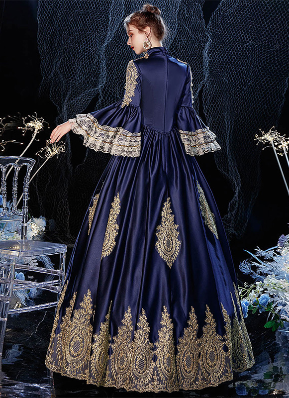 Rococo Marie Antoinette Dress Medieval Reenactment Theater Dress ...
