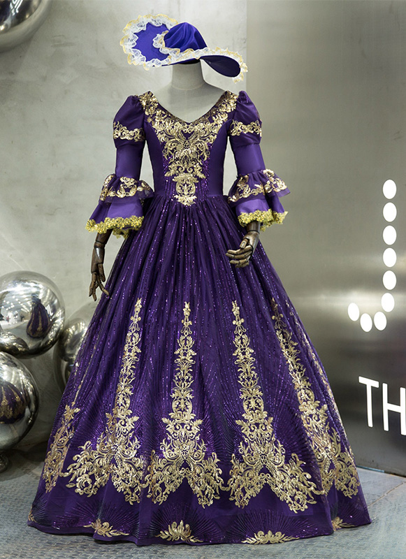 Unique Rococo Brocade Marie Antoinette Princess Queen Dress Victorian ...