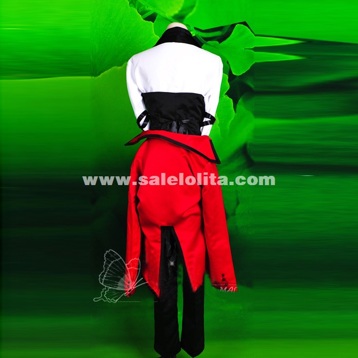 Black Butler Shinigami Grell Sutcliff Kuroshitsuji Red Death Cosplay ...