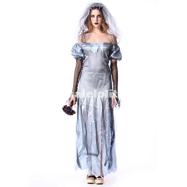 Halloween Costumes Scary Halloween Ghost Costume Blue Demon Zombies ...