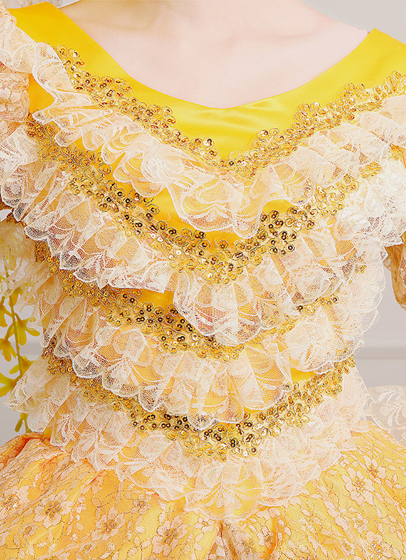Hot Sale Yellow Celebrate Birthday Party Dress Medieval Marie ...